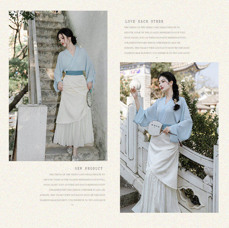 Spot parcel post New Chinese Modern Improved Hanfu Daily Commuter ...