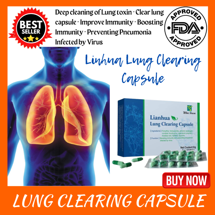 Lung Clearing Capsule For Boosting Immunity Helps clean spots lungs ...