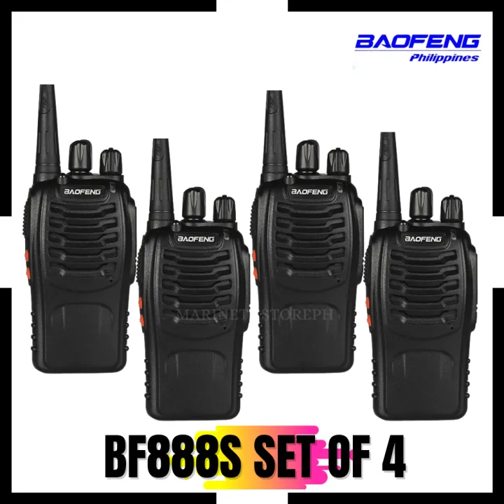 Baofeng Philippines BF-888S BF 888S BF888S UHF (5 WATTS) ( SET OF 4 ) ( 1 Year Warranty ...