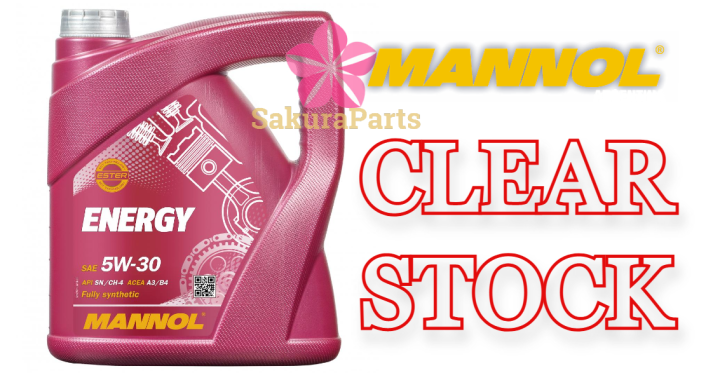 MANNOL 7511 ENERGY 5w30 Fully Synthetic Engine Oil 1L & 4L (Original ...
