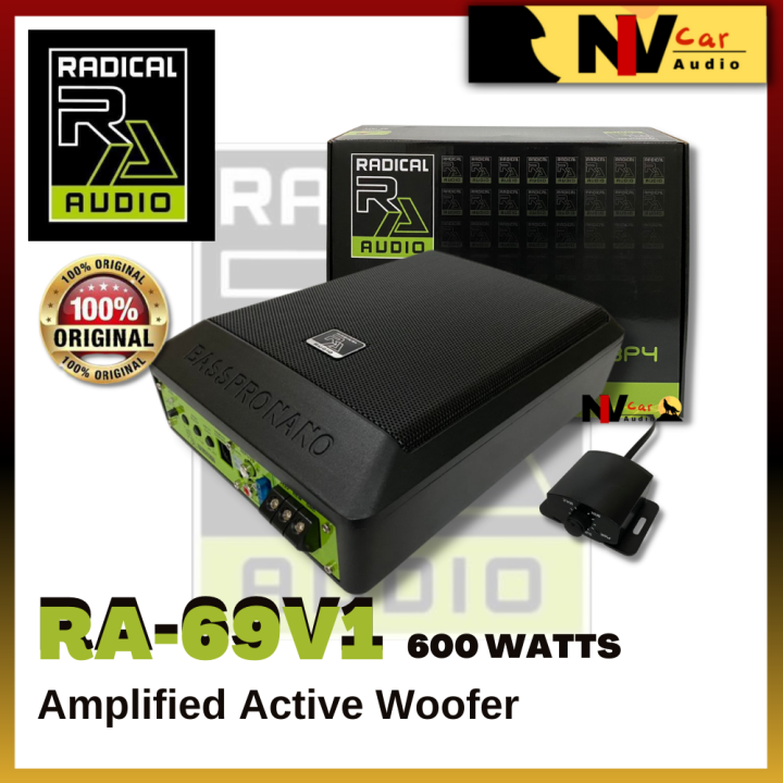 RADICAL AUDIO ***100% Original*** RA-69V1 Active Sub-Woofer #6x9 Inch # ...