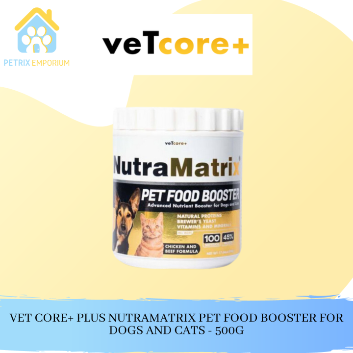 Vet Core+ Plus Nutramatrix Pet Food Booster for Dogs and Cats - 500g ...