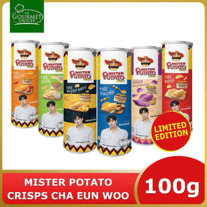 Mister Potato Crisps Cha Eun Woo Limited Edition 100g | Lazada PH