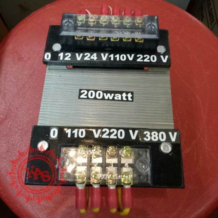Trafo Isolasi 200 Watt 0v/110v/220v/380v to 0v/12v/24v/110v/220v | Lazada Indonesia