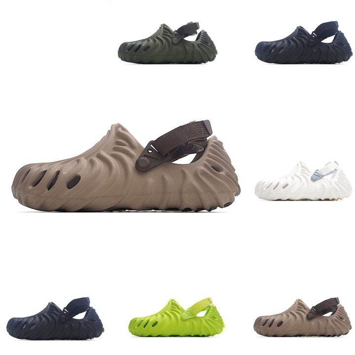 Salehe Bembury X Crocs Pollex Clog Fingerprint Hole Sandals Men Women ...