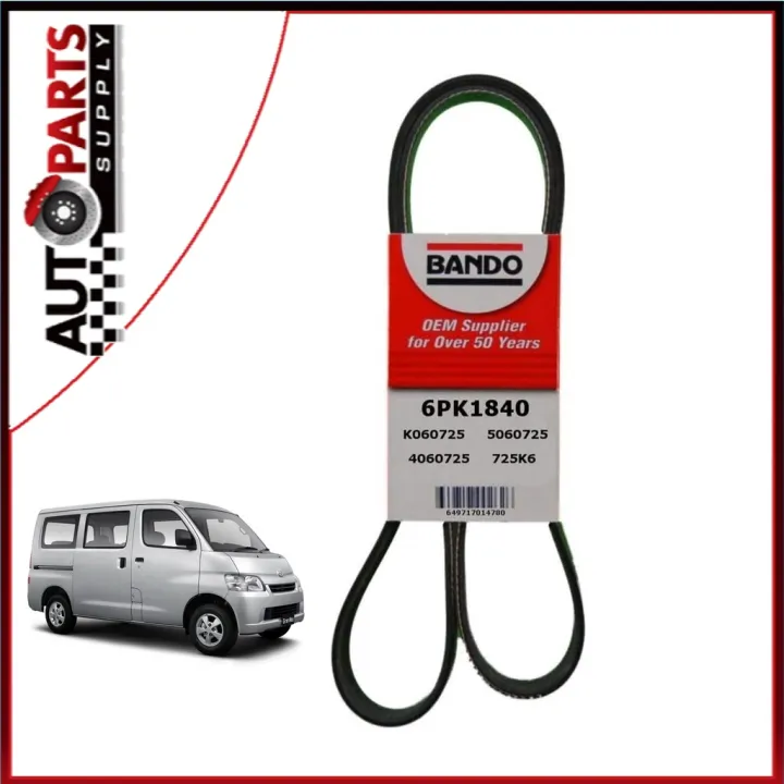 BANDO FAN BELT 6PK1810 DAIHATSU GRANDMAX | Lazada
