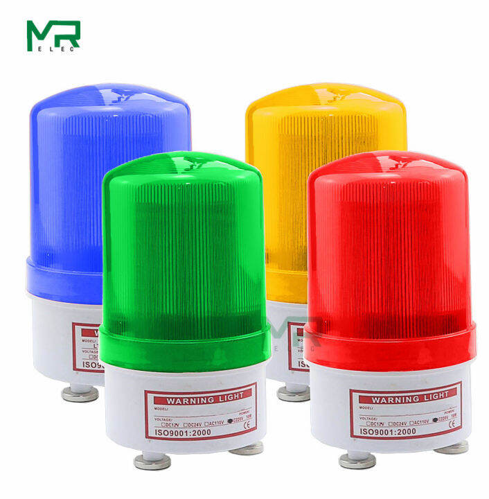 New LED strobe Alarm Lamp light siren 12V, 24V, 220V rotating warning ...