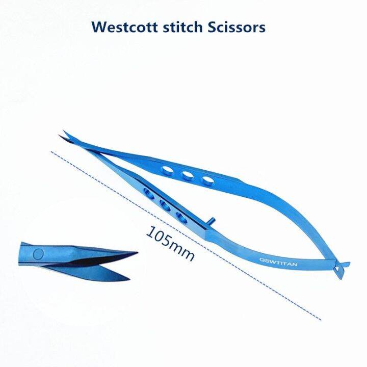 Jiayi Ophthalmic Tool Westcott Stitch Scissors Curved Tip Eye Micro ...