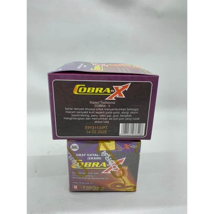 Obat gatal-gatal dan darah kotor -Kapsul Cobra X - | Lazada Indonesia