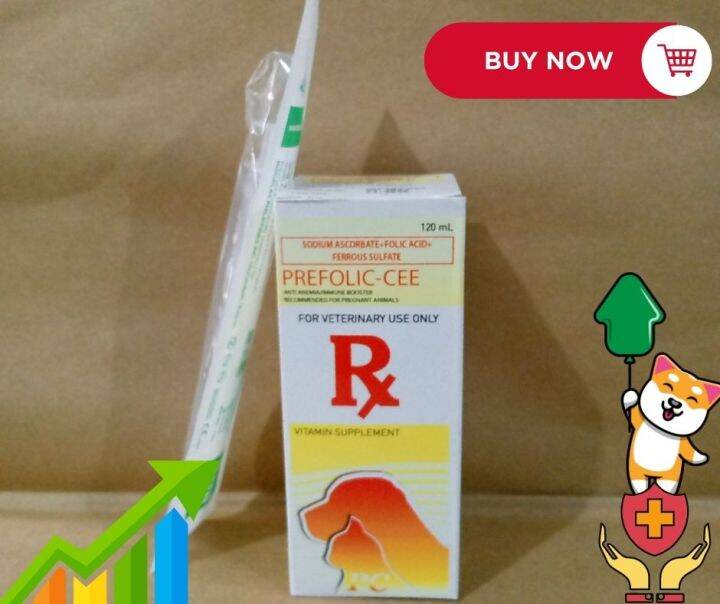 PREFOLIC-CEE (Sodium Ascorbate + Folic Acid + Ferrous Sulfate) 120ml ...