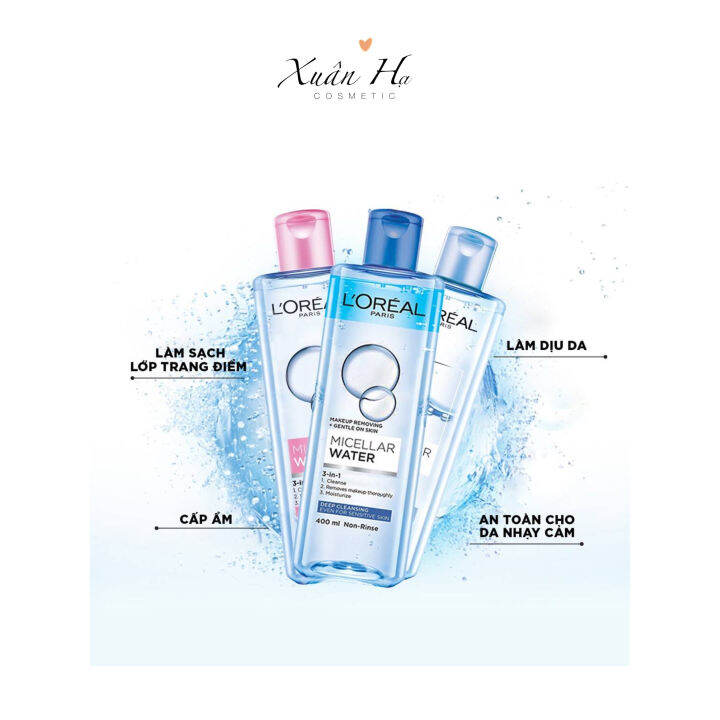 Nước tẩy trang L'Oreal Paris 3-in-1 Micellar Water | Lazada.vn