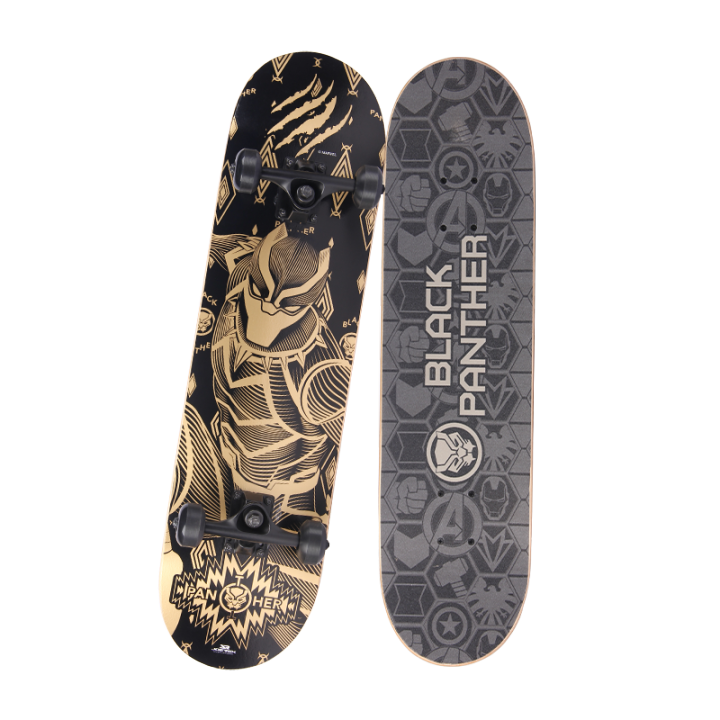 Mesuca Black Panther Double kick Skateboard 31 เมซูก้า "แบล็คแพนเตอร์ ...