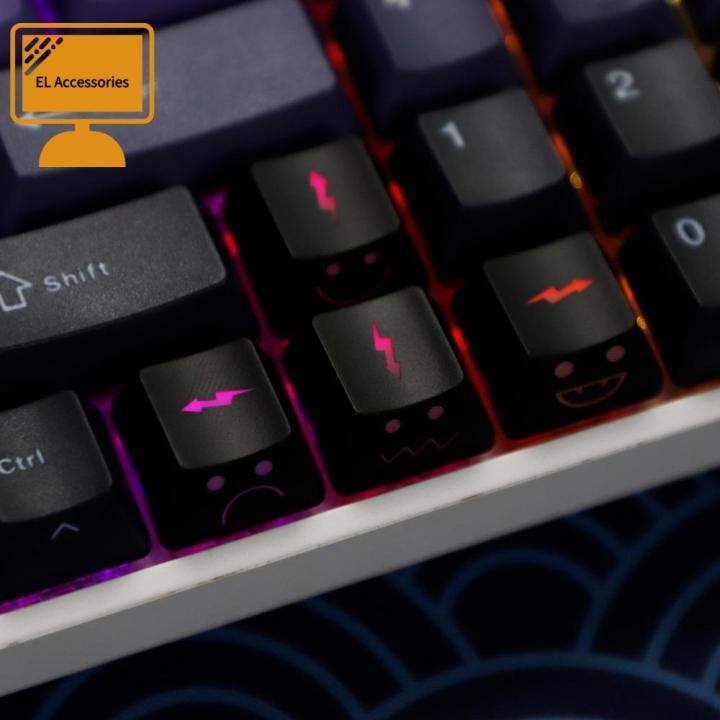 AKUBLT Personality Cross Core Reinforcement Shine Through For Mechanical Keyboard 1.6mm ...