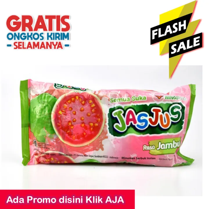 Jasjus Rasa jambu pack isi 10 jas jus jambu | Lazada Indonesia
