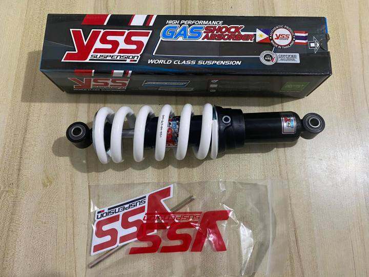 MONO Shock DTG 285mm (Raider150/Raider FI) Black/White Original YSS ...