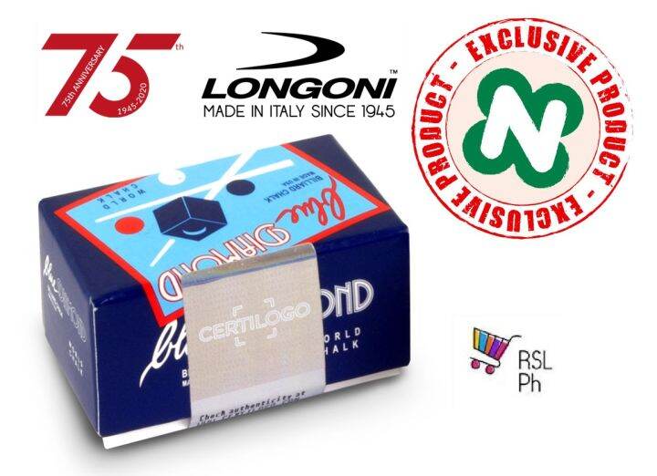 Original Blue Diamond Chalk by Longoni Italy Tisa Billiard | Lazada PH