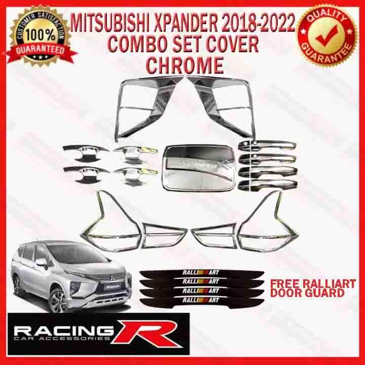 Mitsubishi Xpander GLS 2018 to 2022 Combo Set Garnish Cover Chrome V2 ...