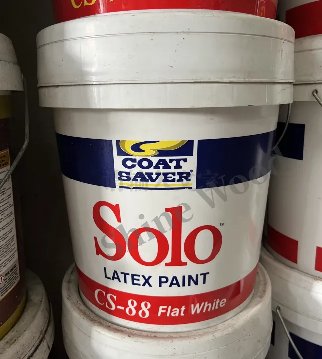 S.W Coat saver Solo CS-88 flat white/CS-99 gloss latex 16Liters (Pail ...