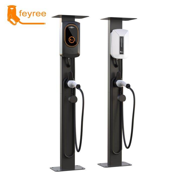 feyree Electric Vehicle Charging Station Pile Post Upright Post Wall ...
