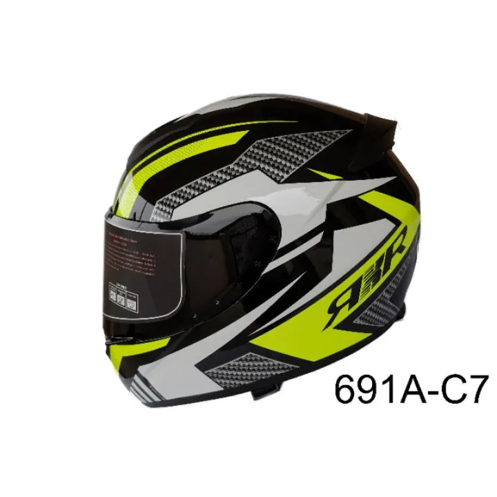 691A-C7 Full-Face Tinted Single Visor RXR Motorcycle Helmet Original | Lazada PH