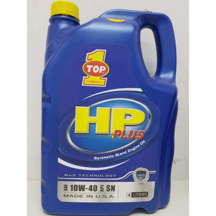 PROMO TOP 1 HP Plus Synthetic Blend [Semi Synthetic] Gasoline Engine ...
