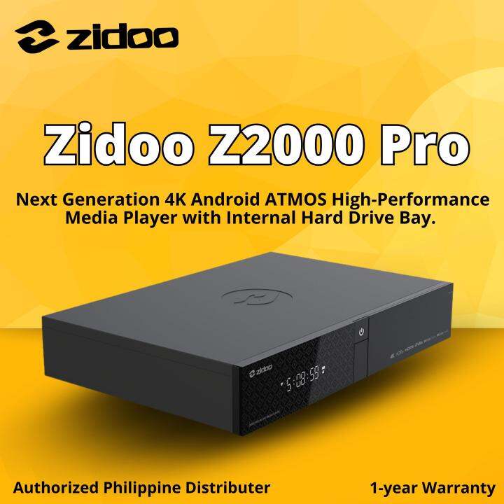 ZIDOO Z2000 PRO 4K Media Player, Latest Generation, RTD1619BPD Chipset ...