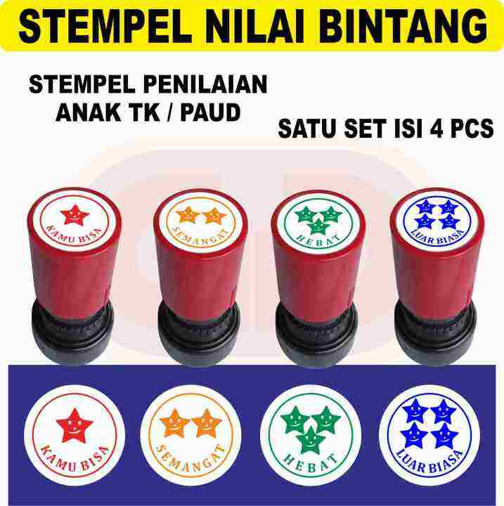 Stempel Bintang Penilaian Anak PAUD / TK | Lazada Indonesia
