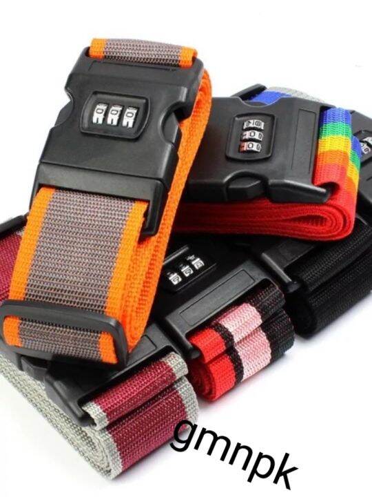 GM Rainbow Luggage Strap Cross Belt Adjustable Travel Buckle Baggage ...