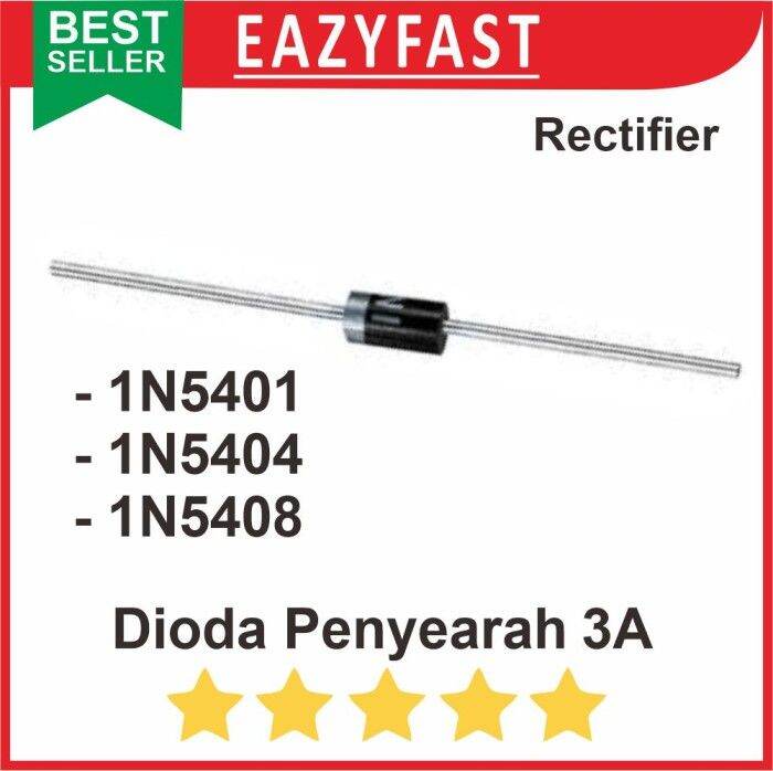 Dioda 3A 1N5401 1N5404 1N5408 3 A Ampere Diode Rectifier Penyearah | Lazada Indonesia