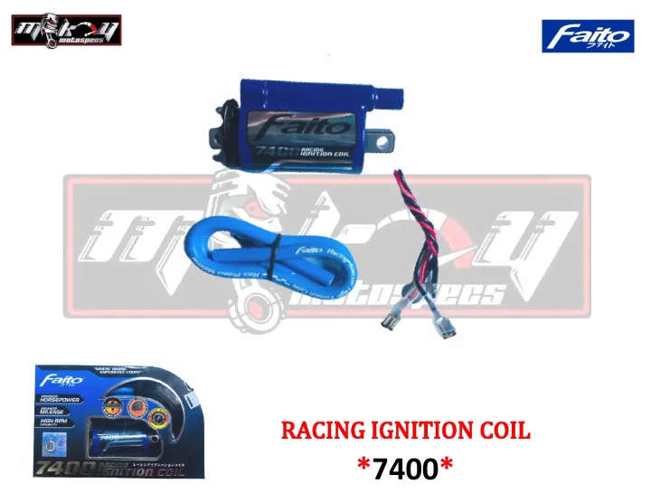 FAITO RACING IGNITION COIL 7400 (ORIGINAL) UNIVERSAL FOR STOCK CARB ...