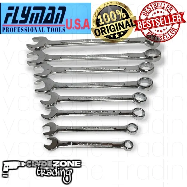 FLYMAN ORIGINAL 8 Pcs.Combination Wrench Set | Lazada PH