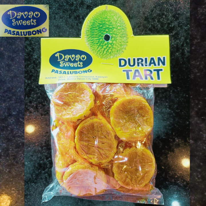 Davao Sweets Durian Tart Round 15's | Lazada PH