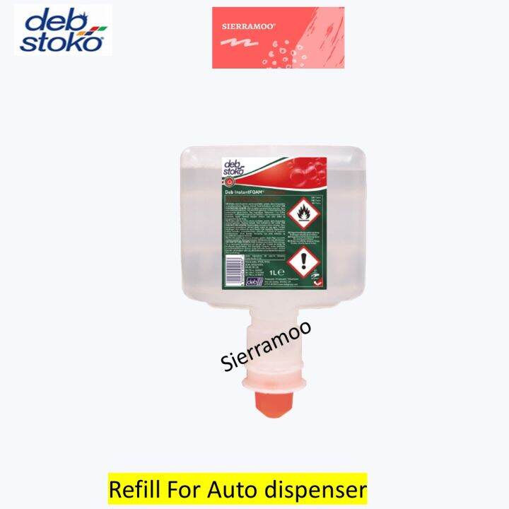 Deb Stoko TM Instant Foam Hand Sanitizer With 70% Alcohol Base - Refill ...
