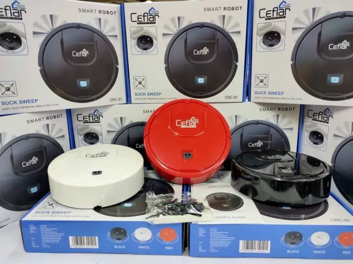 Ceflar หุ่นยนต์ดูดฝุ่นอัจฉริยะ smart robot รุ่น CRC-01 | Lazada.co.th