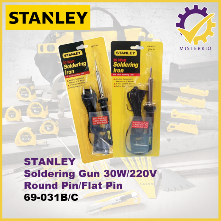 STANLEY SOLDERING IRON 30 WATT / 220V-AC (69-031C, 69-031B) | Lazada ...