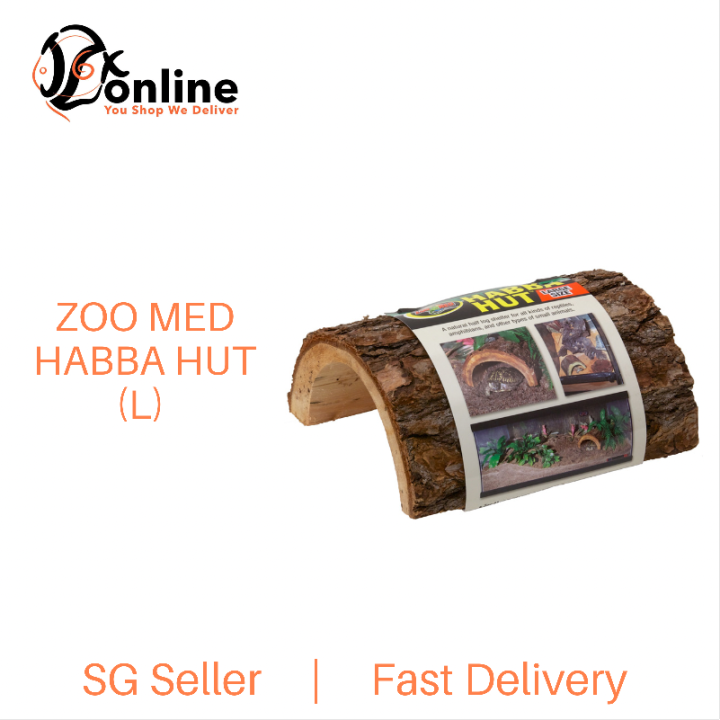 ZOO MED Habba Hut (Shelter for reptiles/turtles) Large | Lazada Singapore