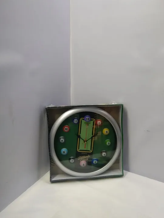 1 PC. BILLIARD WALL CLOCK/BILYARANG ORASAN/BILLIARD BALL CLOCK | Lazada PH