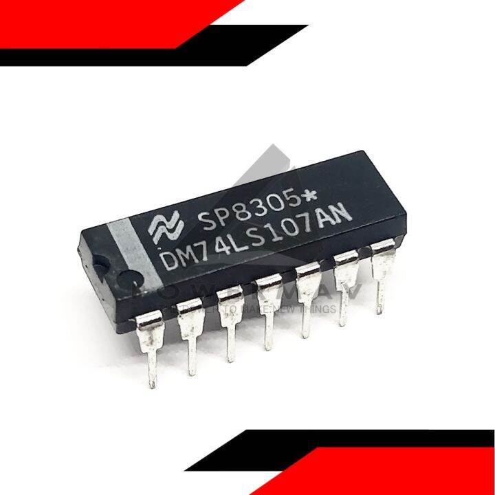 original 74ls107 dip ic dip14 sn74ls107n sn74ls107 74107 JK Flip Flop ...