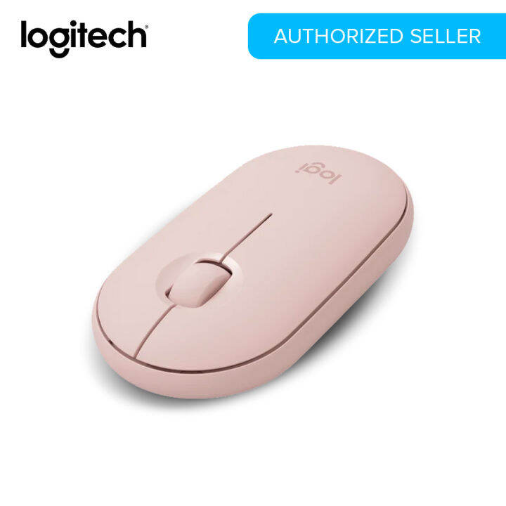 Logitech M350 Pebble Wireless Mouse Bluetooth 2.4Ghz with USB Receiver ...