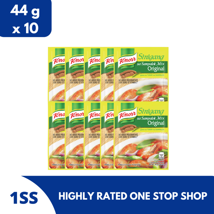 Knorr Sinigang sa Sampalok Original, 44g set of 10 | Lazada PH