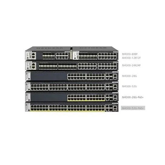 NETGEAR 48-Port Fully Managed Switch M4300-52G-PoE+1,000W PSU (GSM4352PB) | Lazada.co.th