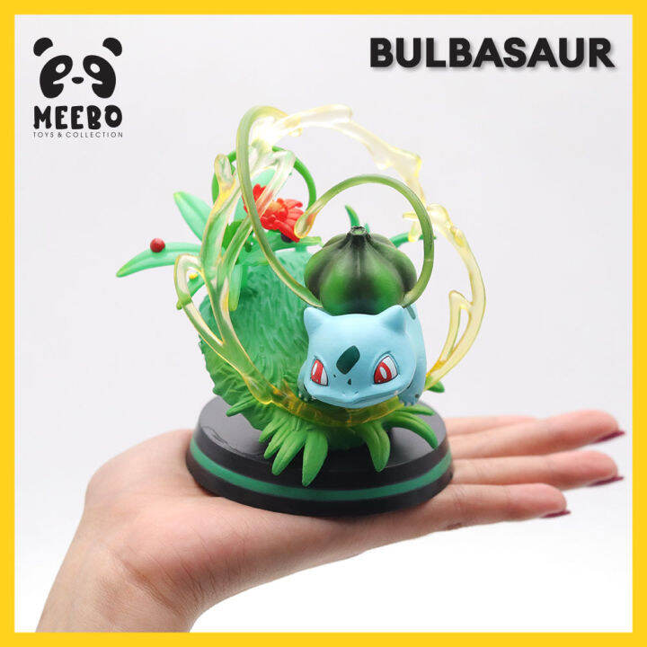 MEEBO Anime Statues: Pokemon Gen 1 Bulbasaur Exquisite PVC Ornament ...