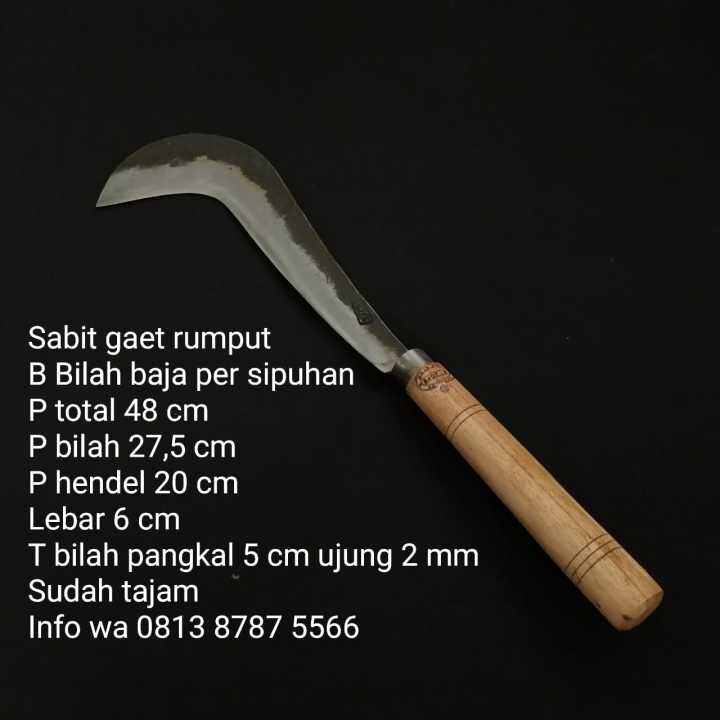 sabit arit gaet rumput besar baja per super tajam | Lazada Indonesia