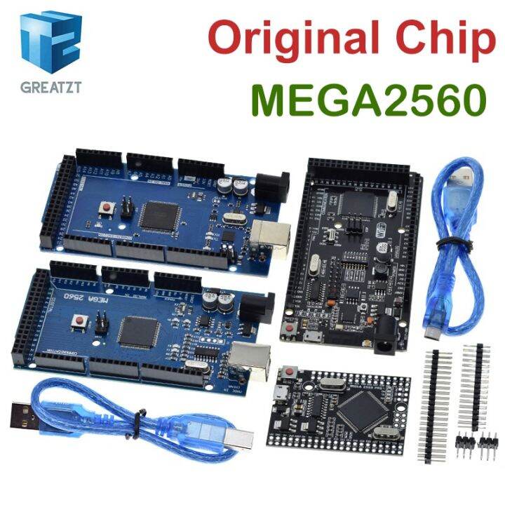 ATMEGA16U2 Mega2560/โปรมินิ MEGA 2560 Mega + Wifi CH340G ชิป Atmega2560 R3สำหรับ Arduino Mega R3 ...