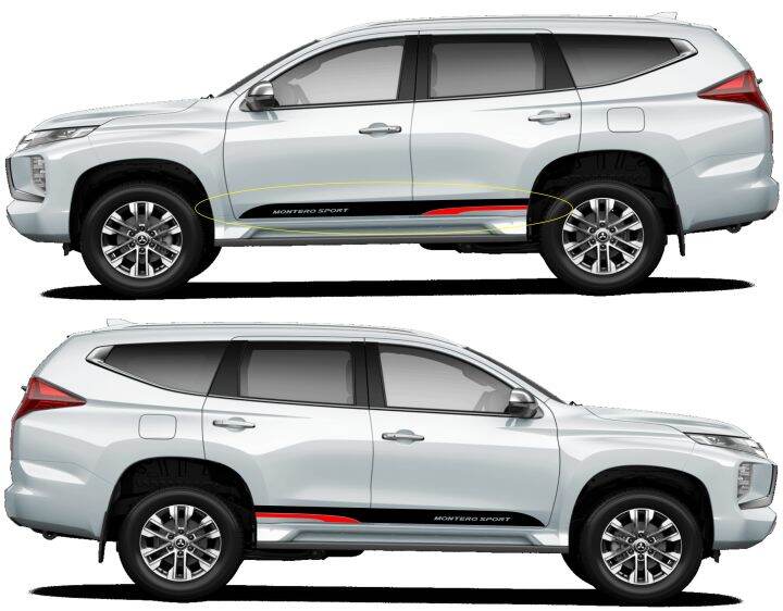 (wellsunny6)Body side decal/sticker for Mitsubishi MONTERO Sport ...