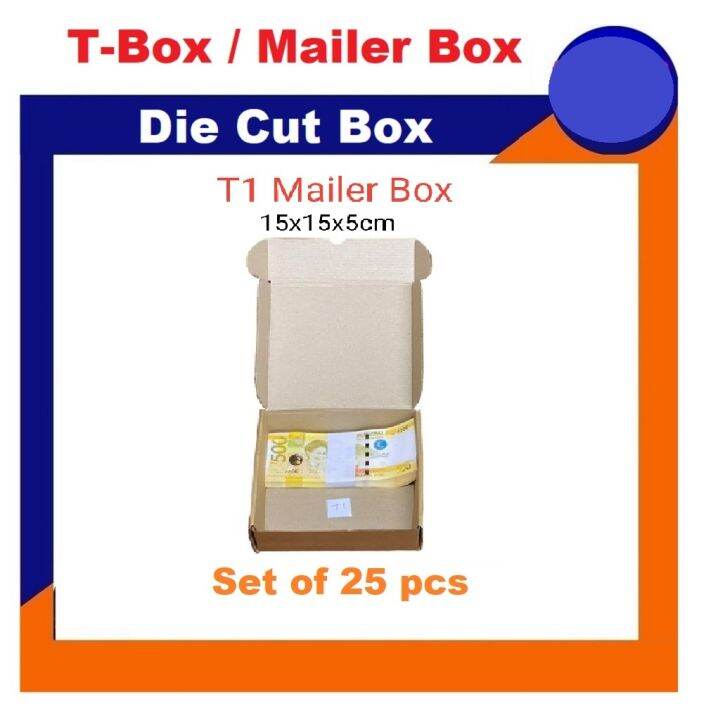 DIE CUT BOX T1 (150 X 150 X 50 MM) SET OF 25 PCS | Lazada PH