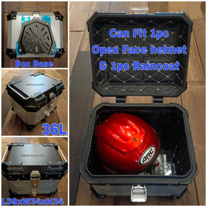 Top Box Aluminium Motor Universal Alloy 36 Liter X Design 36L RS150 ...