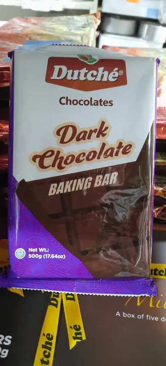 Dutche Dark chocolate baking bar 500g | Lazada PH
