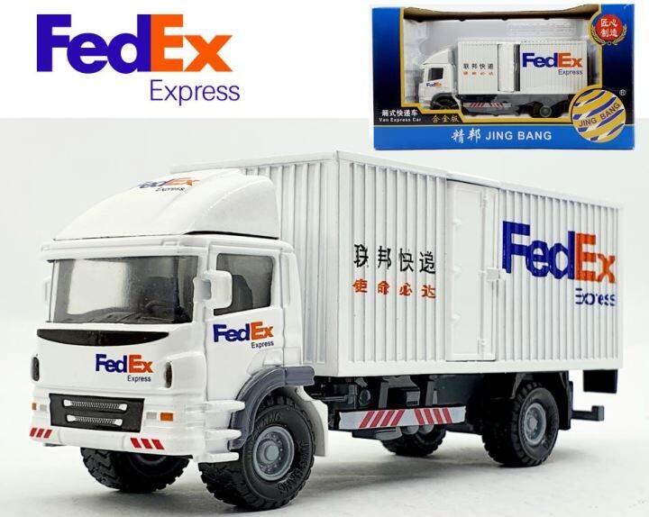 FedEx Express Post Truck, Die Cast model 1:60 scale Full Metal Model ...