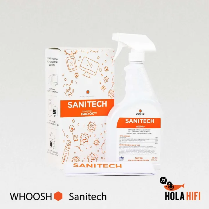 SANITECH By WHOOSH! Screen Cleaner, Electronic Device Disinfectant ...